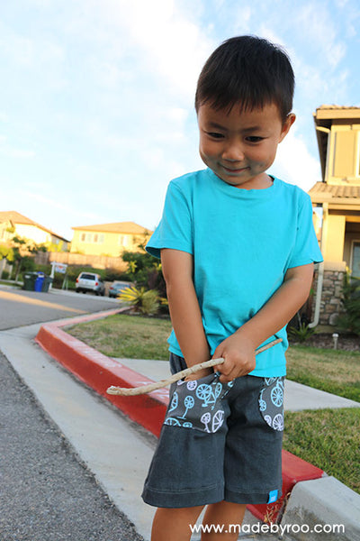 DIY Tutorial – Kids’ Shorts With Pockets – Izzaroo