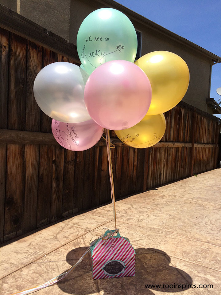 DIY Tutorial – Lottery Balloon Gift – Izzaroo