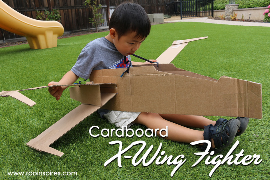 DIY Tutorial – Cardboard Star Wars X-Wing Fighter Costume – Izzaroo